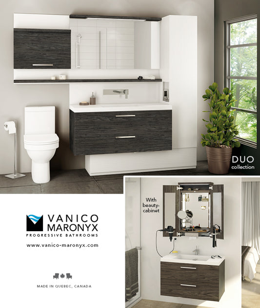 Vanico Maronyx Duo Bath Vanity Collection – Canaroma Bath & Tile