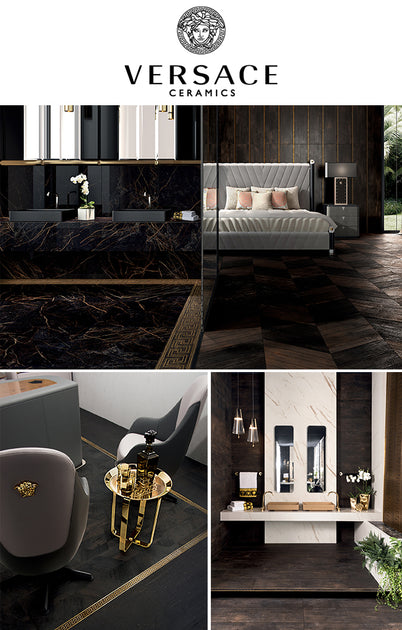 Versace Ceramics Tile Collections – Canaroma Bath & Tile