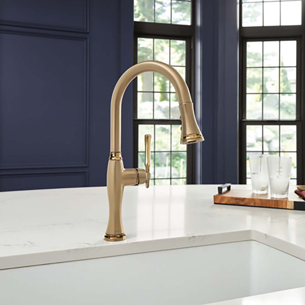 Brizo Tulham Pull Down Kitchen Faucet – Canaroma Bath & Tile