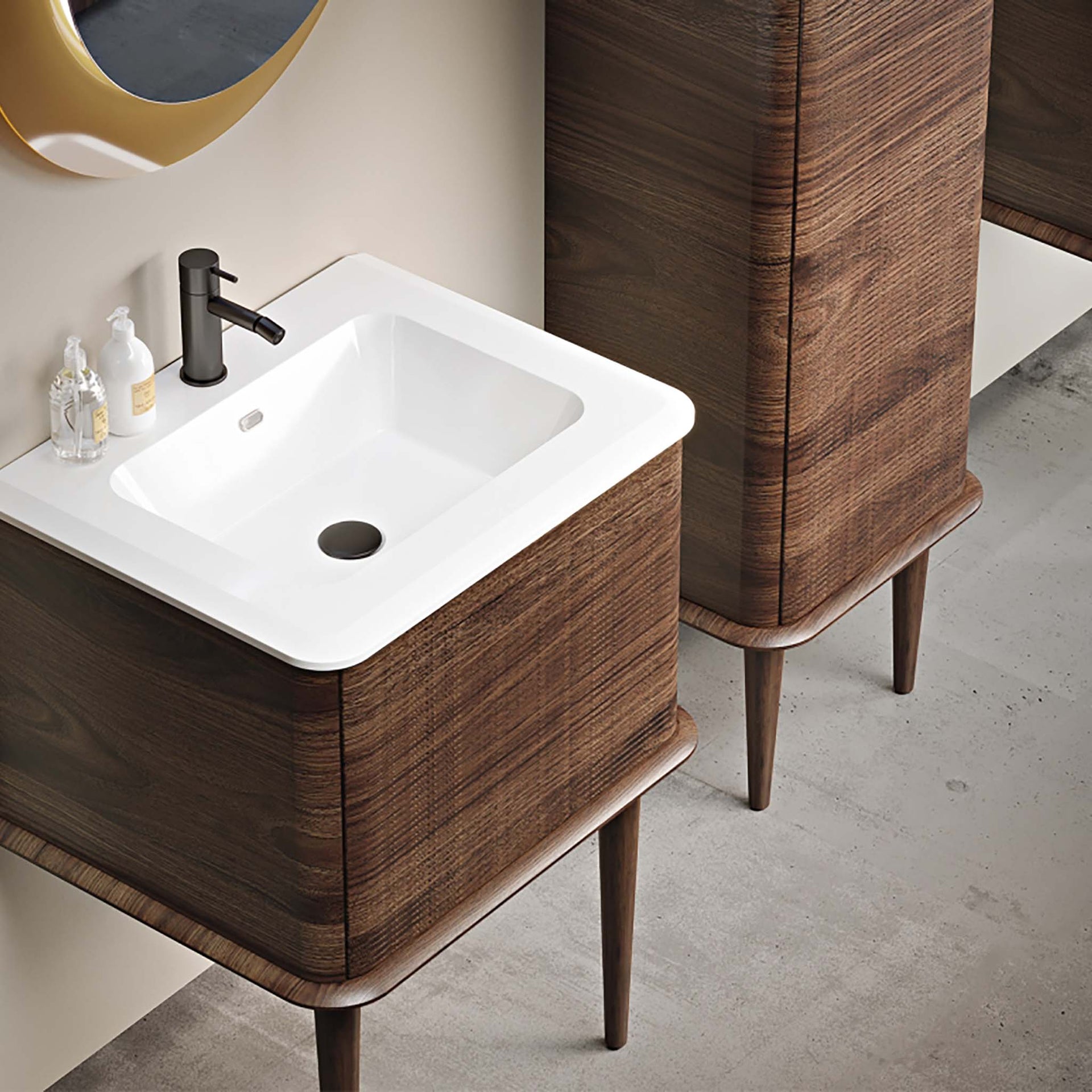 Vanico Bath Vanity Console - Stiletto – Canaroma Bath & Tile
