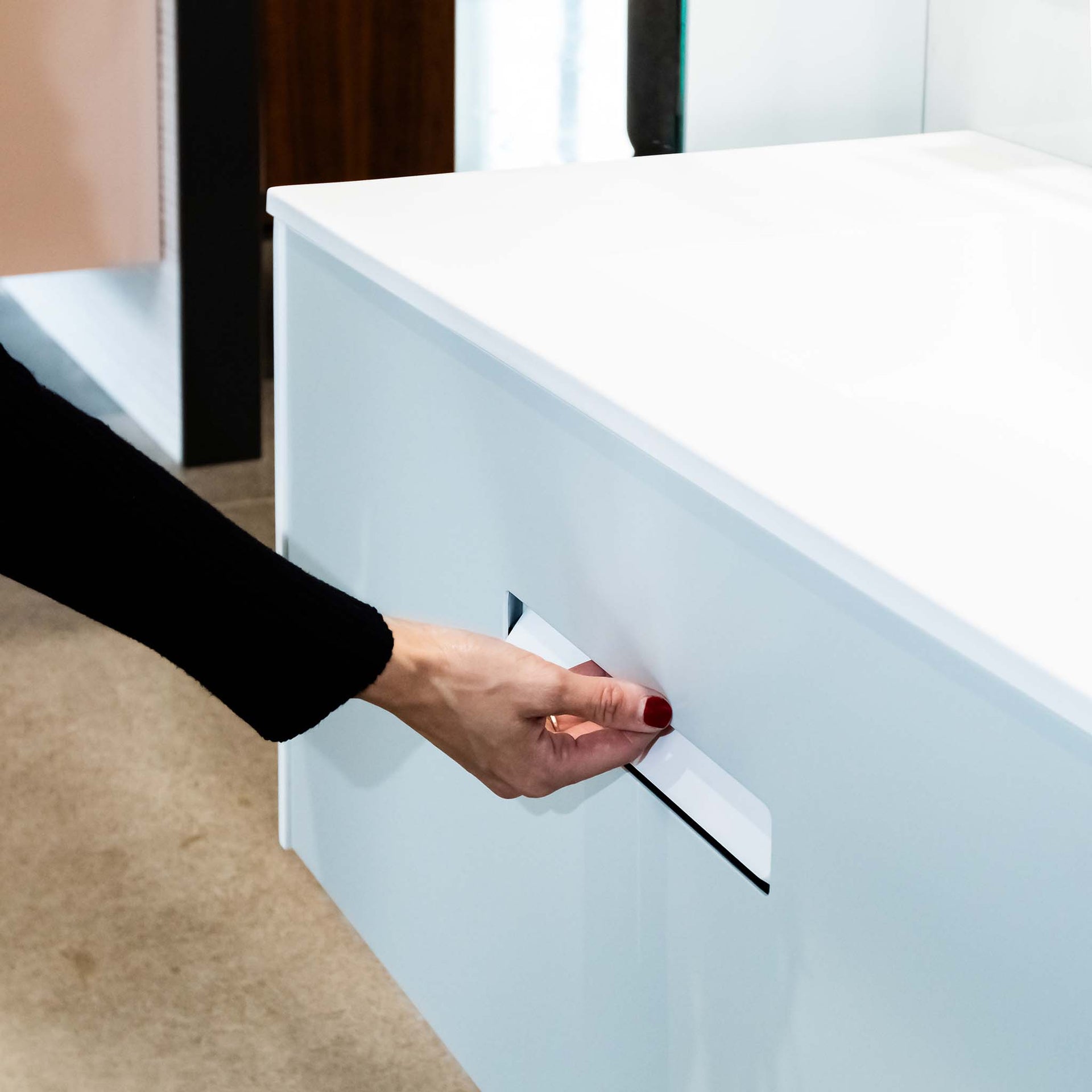 Vanico Bath Vanity Console - Stiletto – Canaroma Bath & Tile