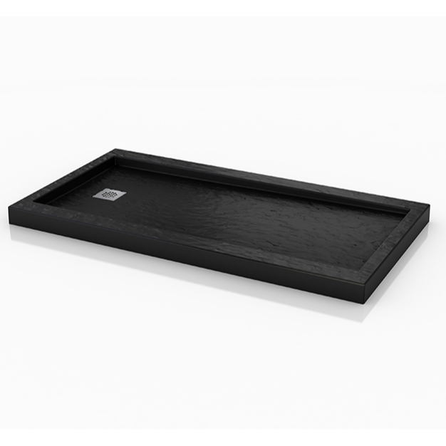 Fleurco AURORA TEXTURED QUAD Shower Base with Square Side Drain ...