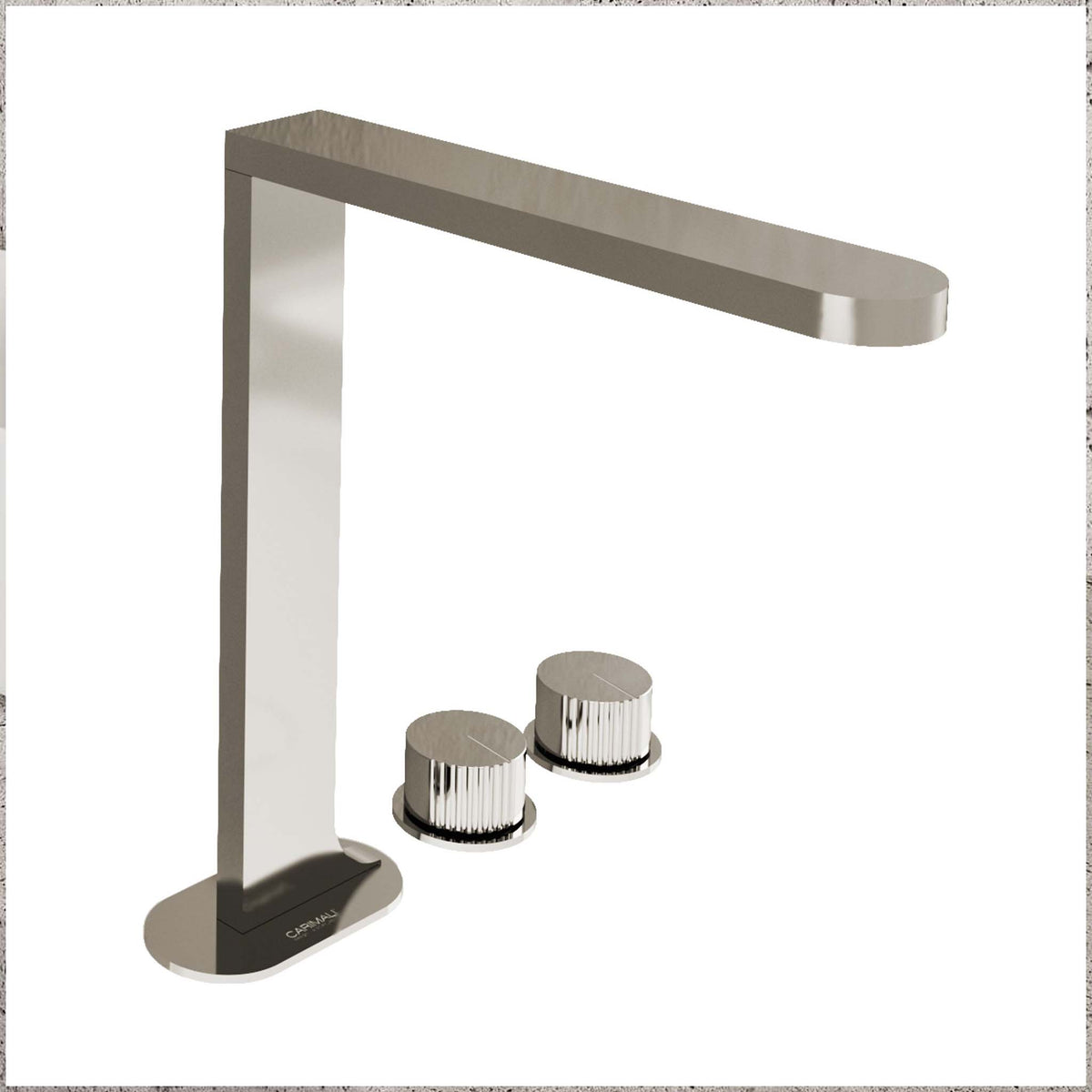 Carimali QTIME 3-hole High Bathroom Faucet – Canaroma Bath & Tile