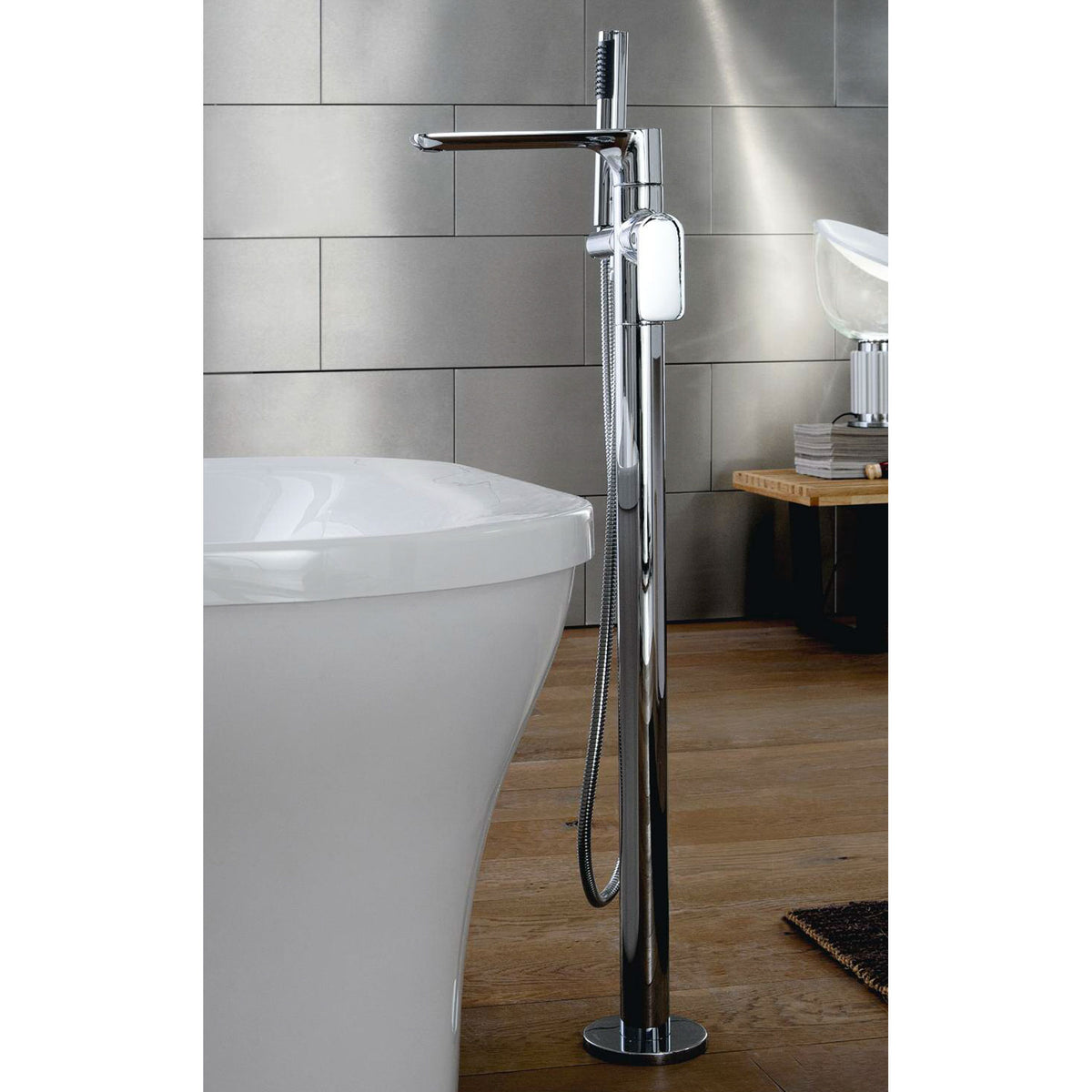GRAFF Sento Floormount Tub Filler – Canaroma Bath & Tile