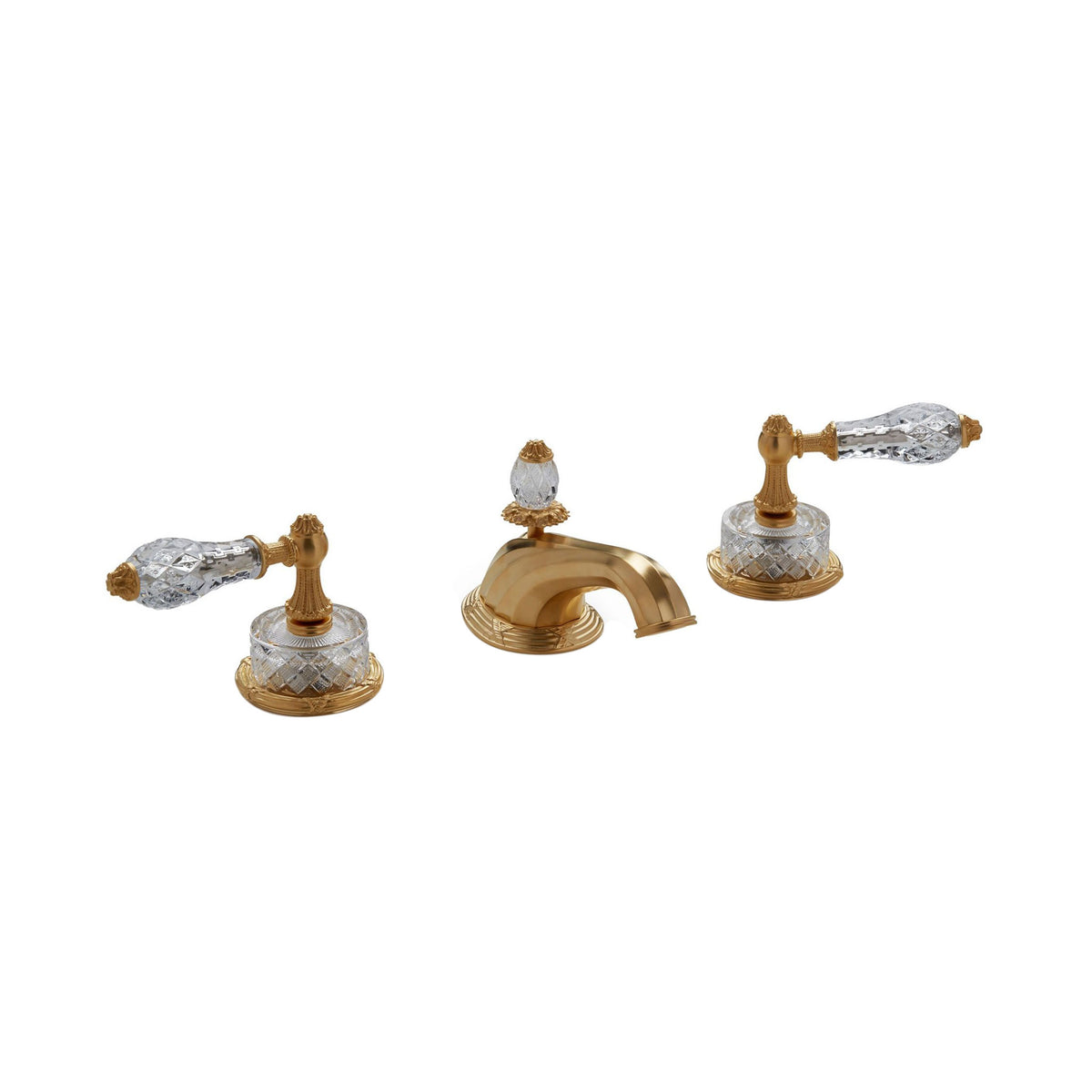 Sherle Wagner Cut Crystal Empire Lever Handles Bathroom Faucet ...