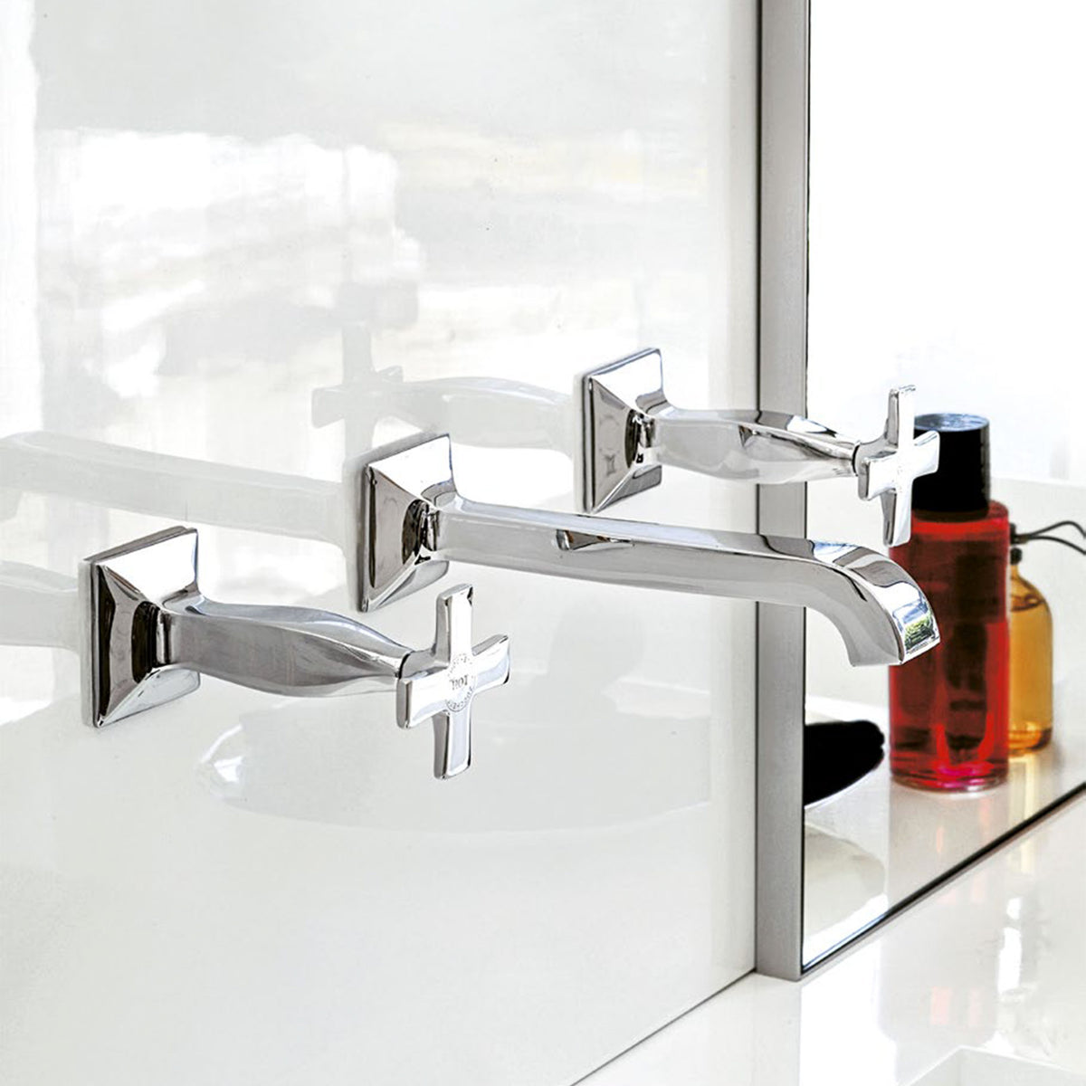 Zucchetti Bellagio Wall Mount Bathroom Faucet – Canaroma Bath & Tile