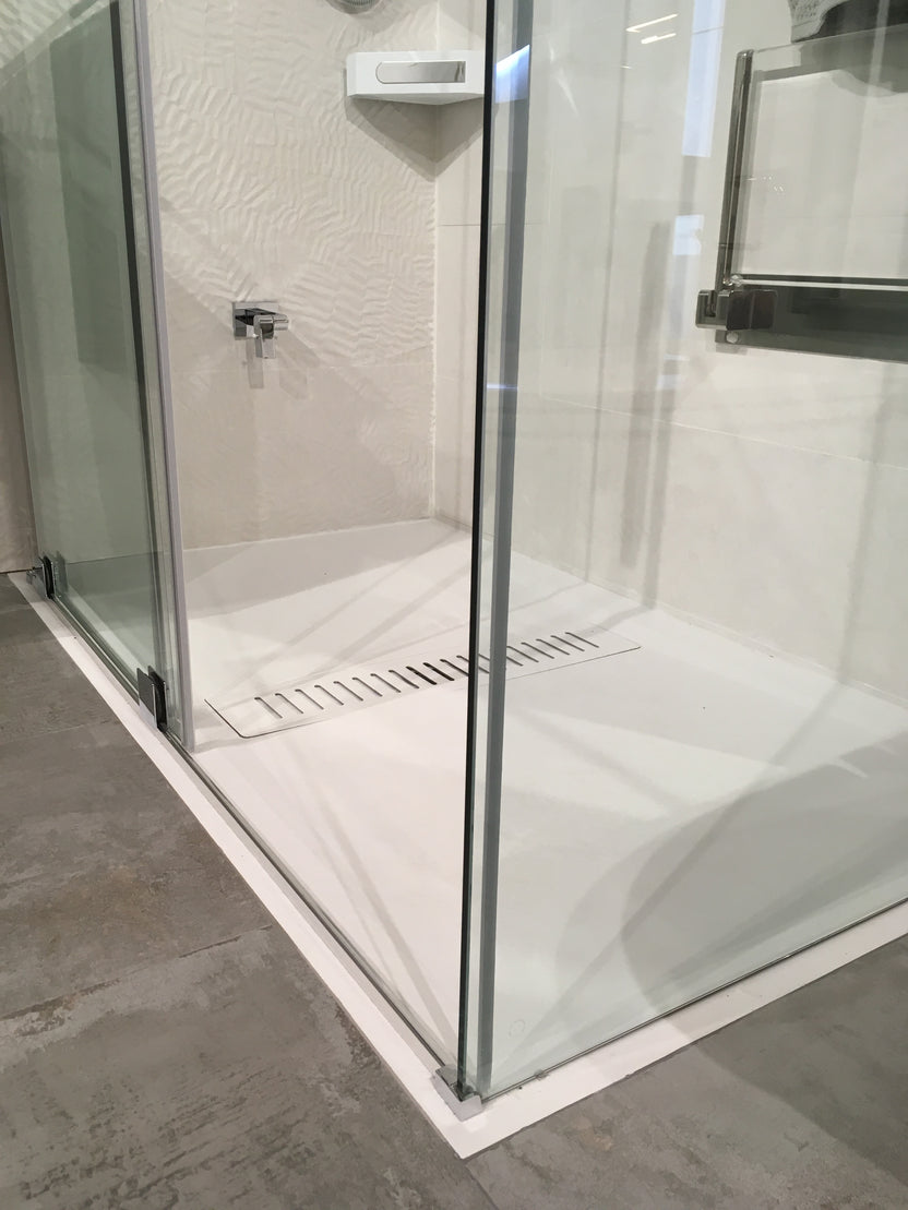 Zitta Slate Shower Base – Canaroma Bath & Tile