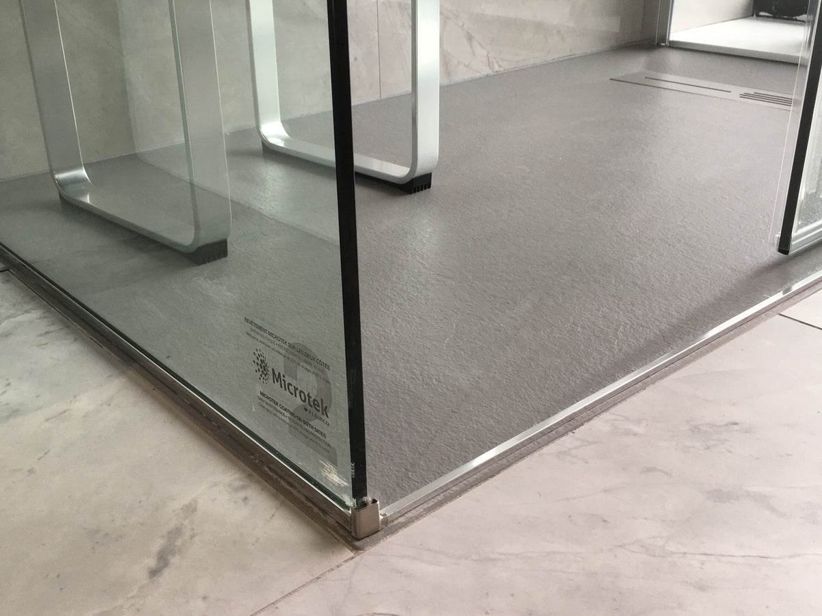 ZERO Threshold Shower Base 3 – Canaroma Bath & Tile