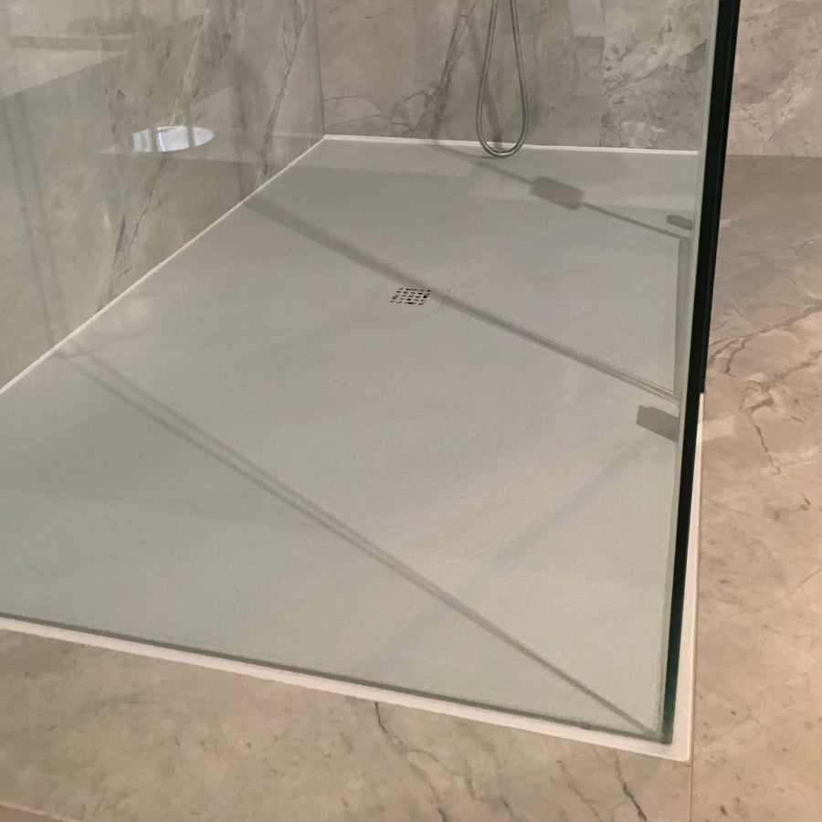 Zitta Slate Shower Base – Canaroma Bath & Tile