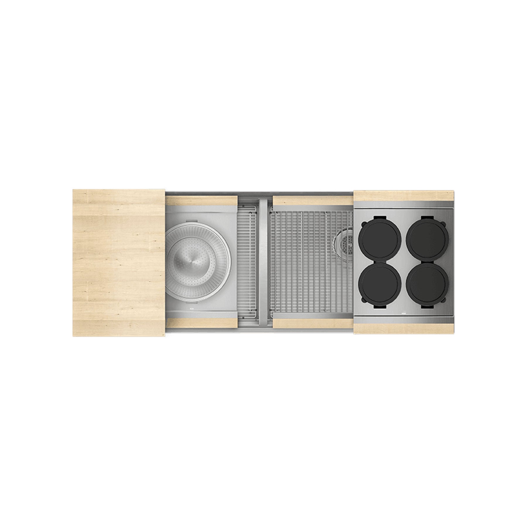 Home Refinements by Julien SmartStation Double Bowl Kitchen Sink ...