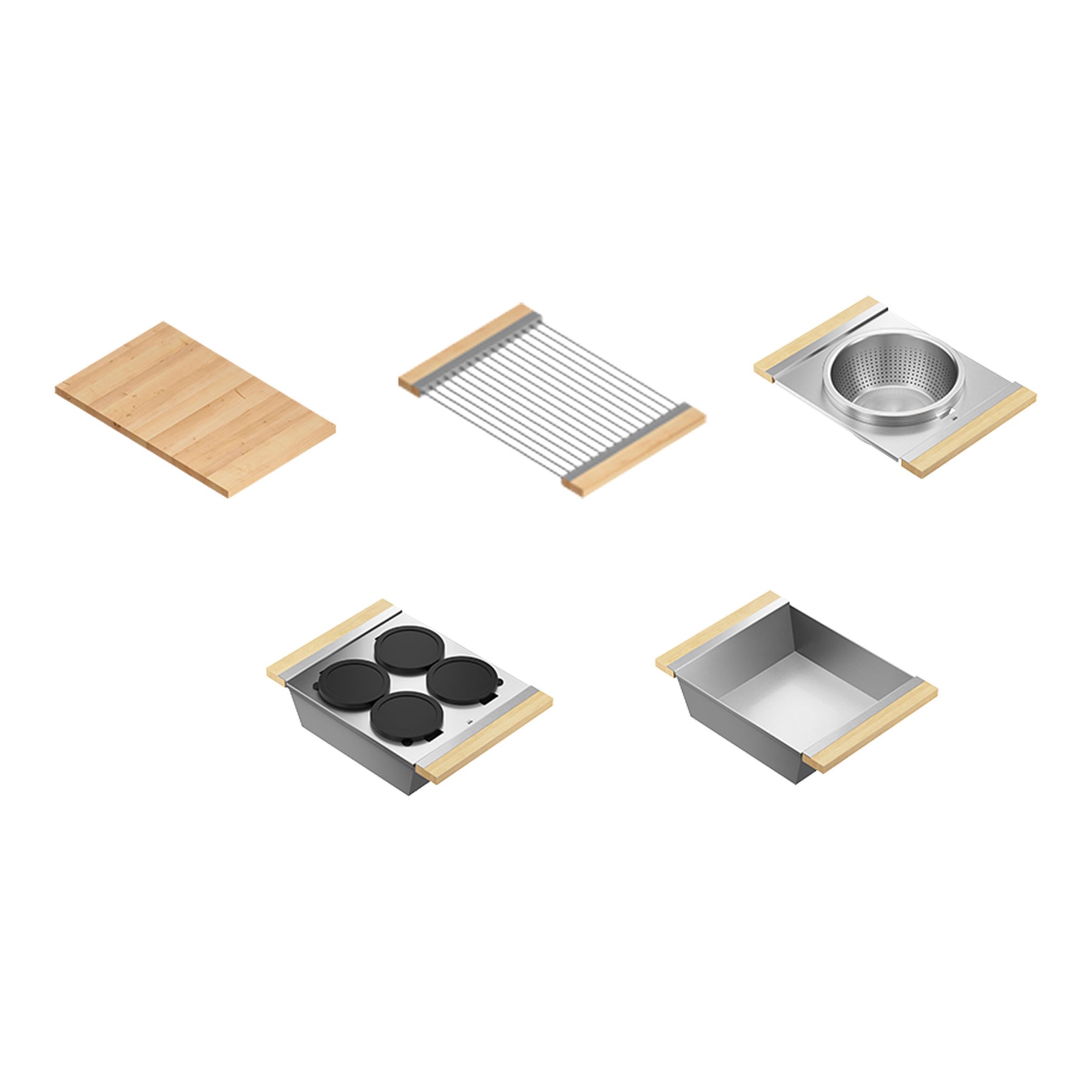 Home Refinements by Julien SmartStation Double Bowl Kitchen Sink ...