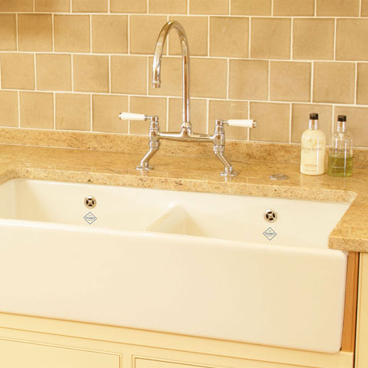 Shaw Shaker Double Bowl Kitchen Sink – Canaroma Bath & Tile