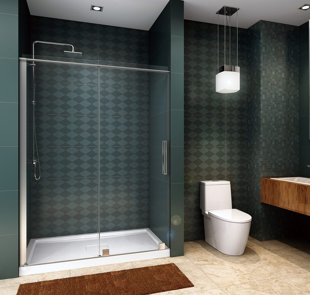 Fleurco Latitude Shower Door Walk-In Panel – Canaroma Bath & Tile