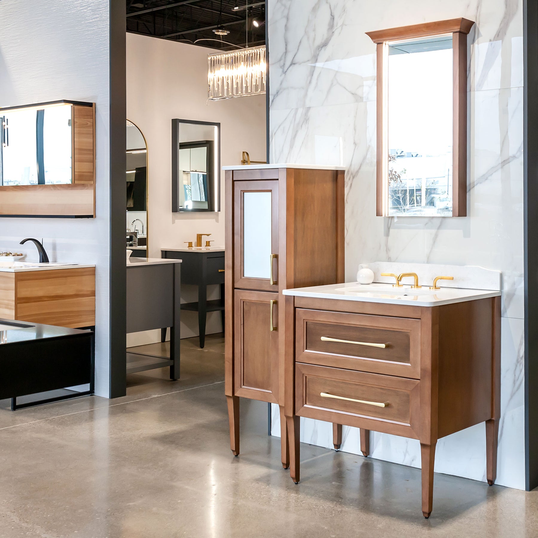 Vanico Bath Vanity Console - Stiletto – Canaroma Bath & Tile