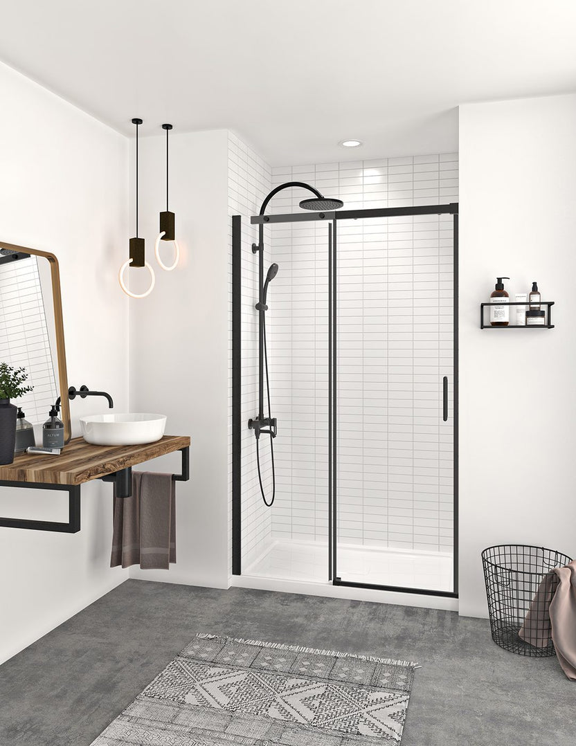 Fleurco Latitude Shower Door Walk-In Panel – Canaroma Bath & Tile