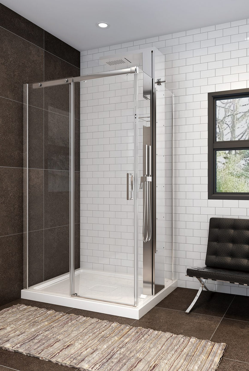 Fleurco Latitude Shower Door Top Enclosure – Canaroma Bath & Tile